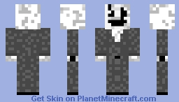 W.D GASTER Minecraft Skin