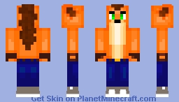 Crash Bandicoot Minecraft Skin