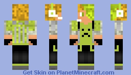 green youtuber Minecraft Skin