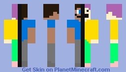 Split Up Minecraft Skin