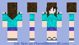 Steve - (Girl Version) Minecraft Skin