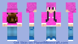 pink slime kid Minecraft Skin