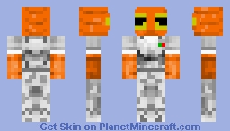 Finn Holding BB8 Minecraft Skin