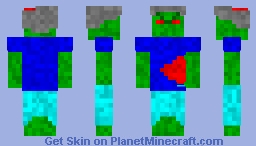 Bloody zombie Minecraft Skin