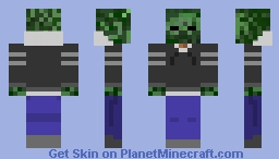 Zombie in a Jacket Minecraft Skin