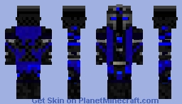 blue knight Minecraft Skin