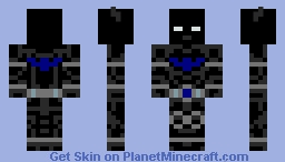 Batman Black and Blue Minecraft Skin