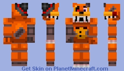 Nightmare Freddy / Withered Freddy Minecraft Skin