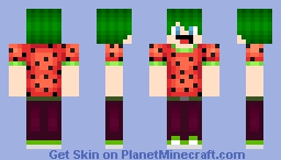 Watermelon Sam! -Skin Number Two. Minecraft Skin