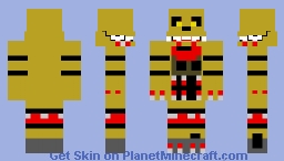 Nightmare SpringTrap Minecraft Skin
