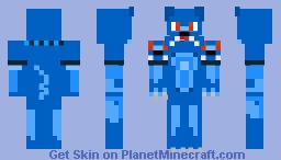 Raven/Cerberus Minecraft Skin