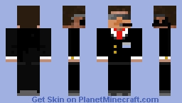 Steve Security Guard Minecraft Skin