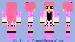 Pink Girl Minecraft Skin