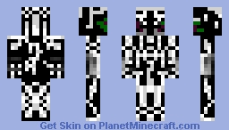 Devil Death with White Eyes Minecraft Skin