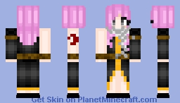Female Natsu Minecraft Skin