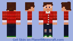 Red Plade Woodsman Minecraft Skin