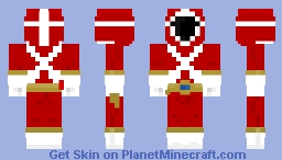Power Rangers Lightspeed Rescue Red Minecraft Skin