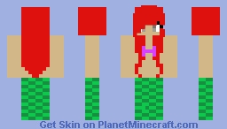 Ariel the Mermaid Minecraft Skin