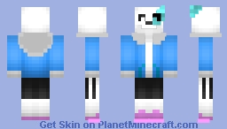 Sans (flashing eye) Minecraft Skin