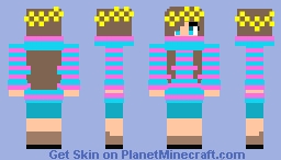 Female Frisk Minecraft Skin