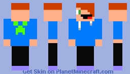 gary in creeper hoody Minecraft Skin