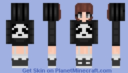 | Merab | Female | 3-pixelarm | Panda Minecraft Skin