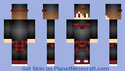 red batman Minecraft Skin