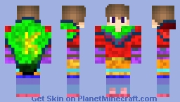 Rainbow Knight Minecraft Skin
