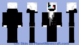 WD Gaster Minecraft Skin
