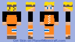 Naruto Uzumaki (Shippuden) Minecraft Skin