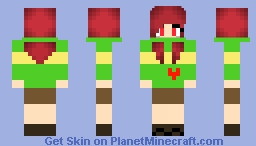 Female Chara Minecraft Skin