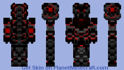 Red version of robot Minecraft Skin