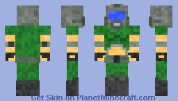 DoomGuy v2 Minecraft Skin