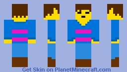 frisk Minecraft Skin