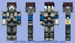 Robot Warrior Mechanial Minecraft Skin