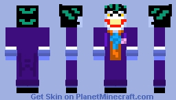 MineCraft Batman The Animated Series joker skin Minecraft Skin