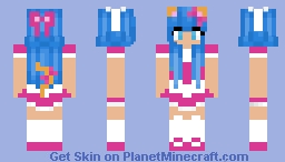 numeko miefwa maid wear Minecraft Skin