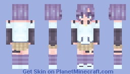 the snow woman Minecraft Skin