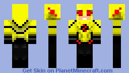 Reverse Flash Minecraft Skin