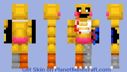 Broken Toy Chicka Minecraft Skin