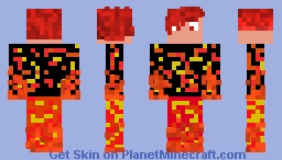 Fireboy Minecraft Skin