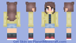 Sakura Inami - Beyond the Boundary Minecraft Skin