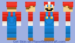 Super Mario | Mario Minecraft Skin