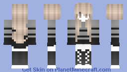 White skinned girl :3 Minecraft Skin