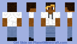 Brown Men Skin Minecraft Skin