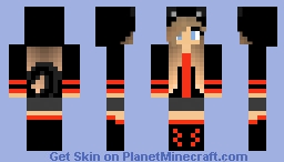 Litten Pokemon Girl Skin Minecraft Skin