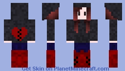 Broken Heart Minecraft Skin