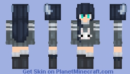 The Lonely but Strong Girl Minecraft Skin