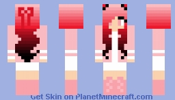 Cute girl/cat Minecraft Skin