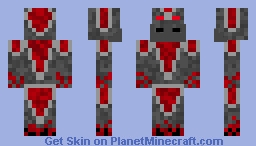 Crimson Knight Minecraft Skin